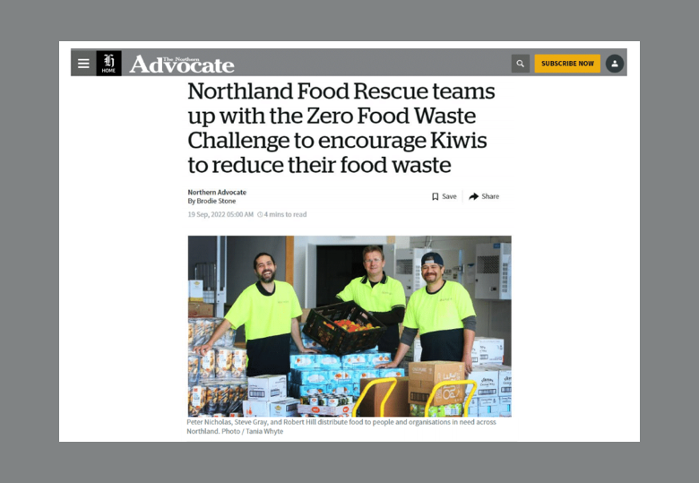 Northland Food Rescue teams up with the Zero Food Waste Challenge to ...